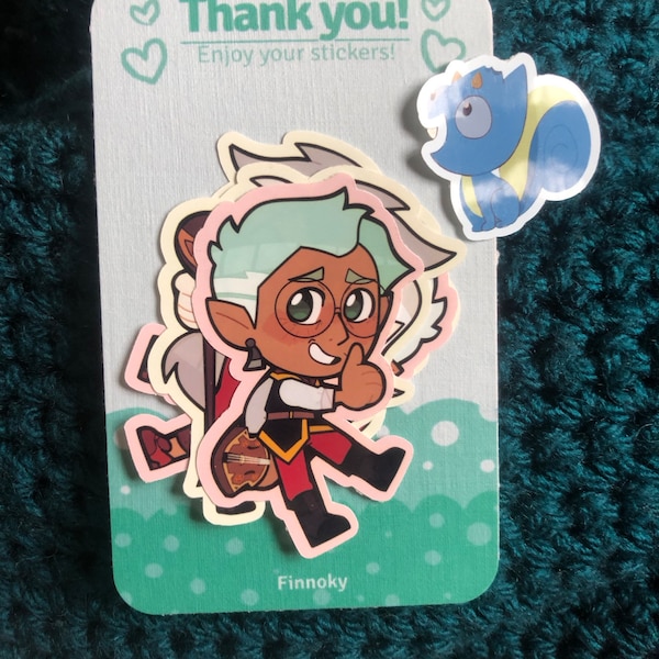 TOH Eda, Raine, Darius and Vee Stickers - Etsy