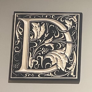 Engraved Letter C Times New Roman Font Wood Wall Art Wood - Etsy