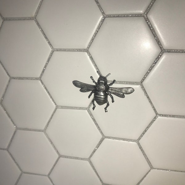 Small 3D Metal Bumble Bee Silver or Gold - Etsy