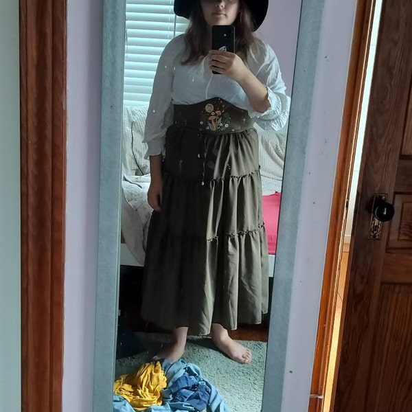 Black Luna Moth Corset Belt - Etsy