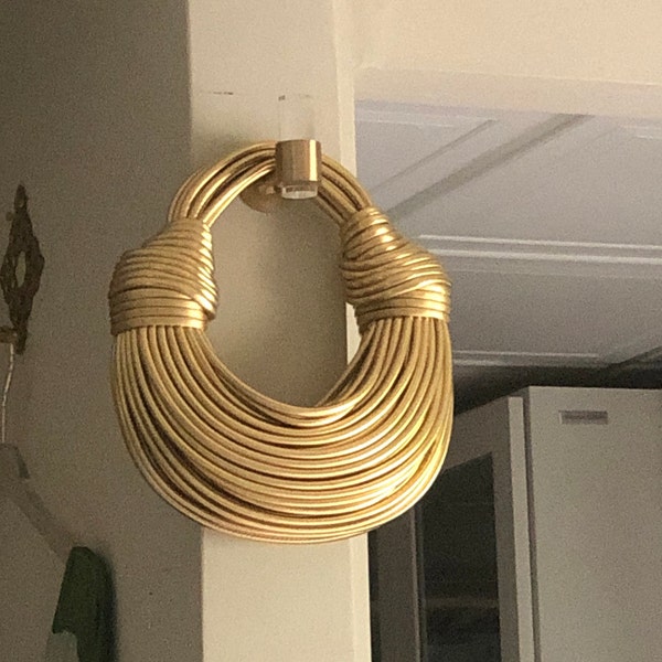 Solid Brass Hook • Heavy-duty Wall Hooks • Brass Home Decor • Brass ...