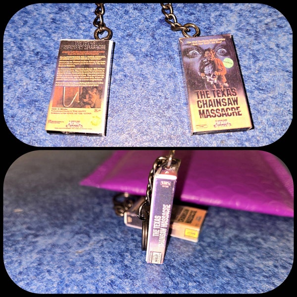 Miniature VHS Inspired Movie Keychain Charm Tons of Titles You Choose ...