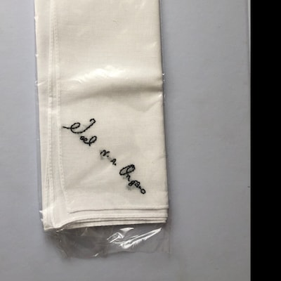 Hand Embroidered Signature of Loved One, Signature Embroidery Hoop - Etsy