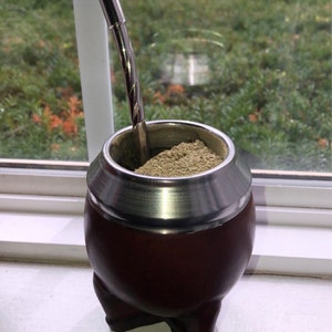 Mate Gourd , Leather Mate Cup , Argentinian Mate , Torpedo , Calebasse ...