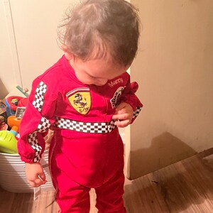 Custom Race Suit Race Car Birthday Halloween Costume 1st - Etsy