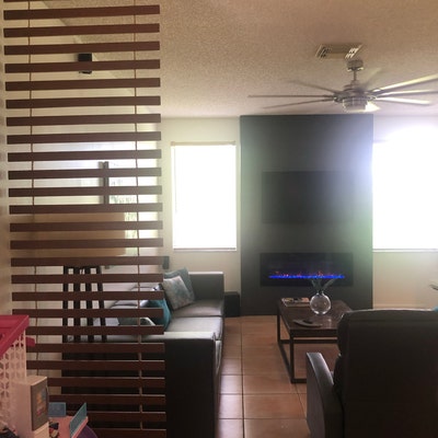 Adjustable Wooden Room Divider Screen Wall Custom Separator - Etsy UK