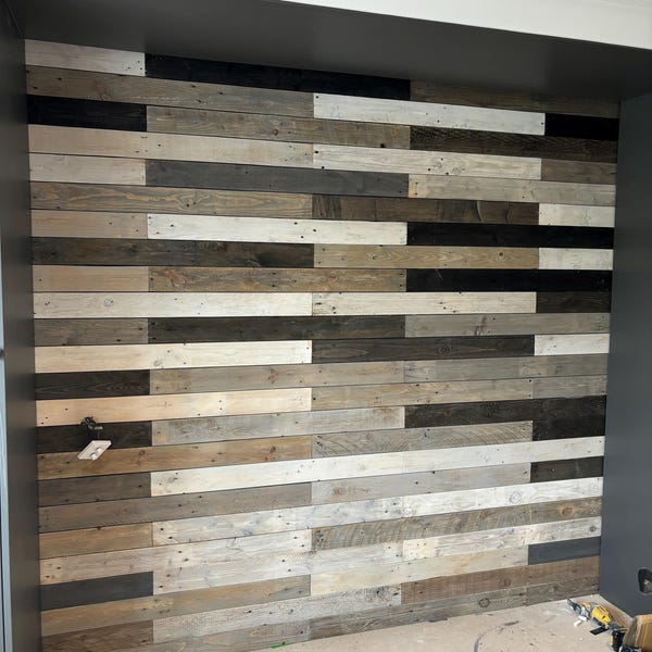Special Unique Rustic Wood Wall Cladding Panels Boards Feature Wall ...