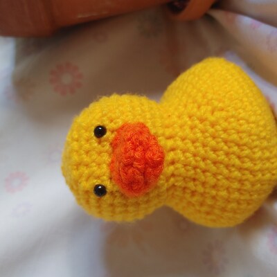Little Duckling Crochet Pattern, Rubber Duckie Crochet Pattern, Duck ...