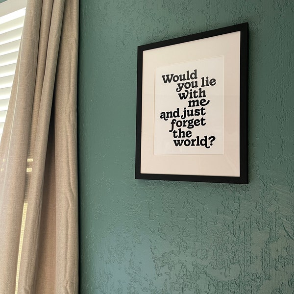 BE KIND Poster, Bold Black and White Wall Decor, Art Print, Wall Art ...