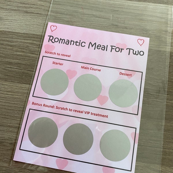 Thank You Gift, Scratch to Win Card, Custom Scratch Card, Scratch to ...