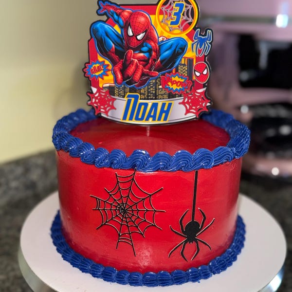 Printable Digital Cake Topper, Personalised Birthday Cake Topper ...