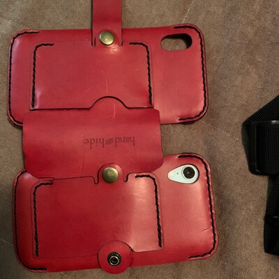 Leather Double Phone Case, Dual Phone Case for Work and Personal - Etsy