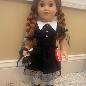 Goth Rag Doll Handmade Fabric Creepy Doll | Etsy