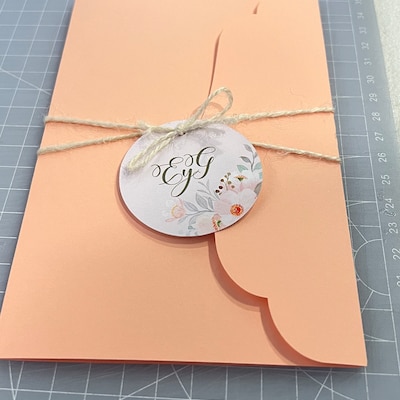 Set 6 Wedding Invitation A7 5.25 X 7.25 In Envelope Template for 5x7 ...