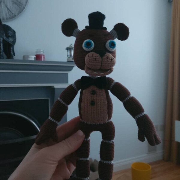 Foxy Animatronic, Crochet Toy, Knitted Toy, Stuffed Toy, Hand Made ...