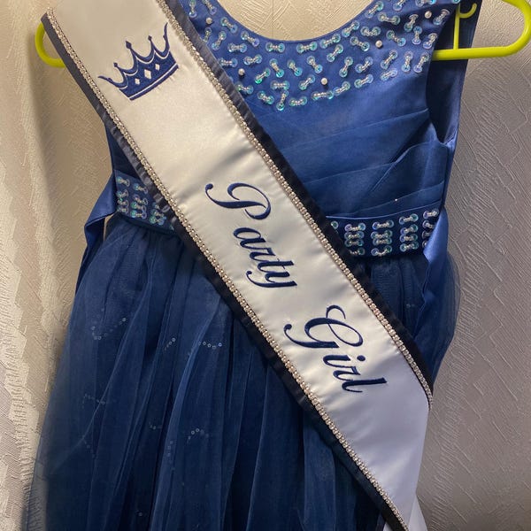 Pageant Sashes With Sewn on Crystal Rhinestone’s / Heavyweight Satin - Etsy