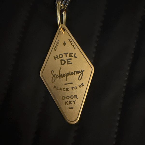 Personalized Vintage Hotel Keychain // Gold Key Ring // Personalised ...