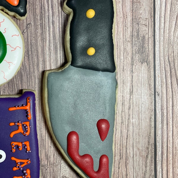Killer Halloween Long Knife Cookie Cutter- Halloween Cookie Cutter - Etsy