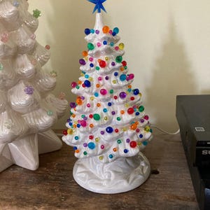 Atlantic confetti Barrel Ceramic Tree - Etsy