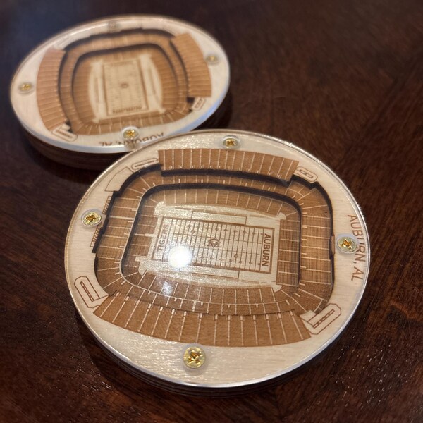 The Original Stadium Coaster! Officially Licensed! Clemson University ...