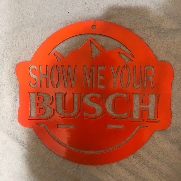 Busch Sign, Bar Sign, Mancave Decor, Gift, Present - Etsy