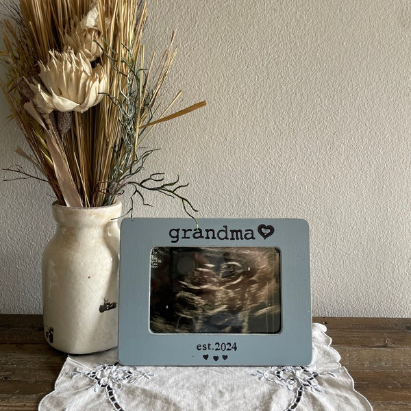 Grandparents Frame, Gift for Grandparents, Baby Picture Frame ...