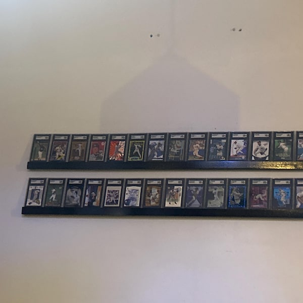 BEAUTIFUL Card Shelves Perfect Shelf for Any Kind of Collectible Card ...