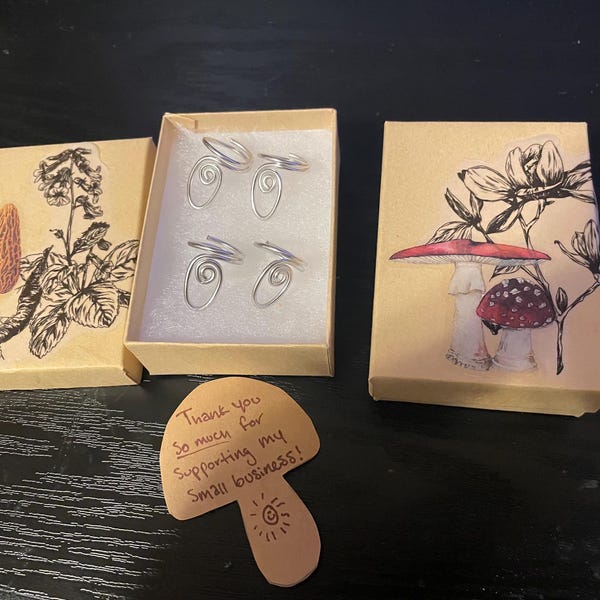 Fingertip Ring | Wire Wrap Swirl Ring | Bronze Color Jewelry | Reusable ...