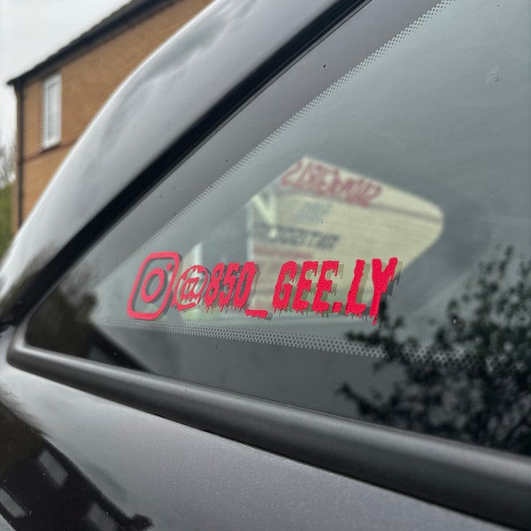 FIRST CLASS POSTAGE | Custom Drip Font Vinyl Decal Sticker ...