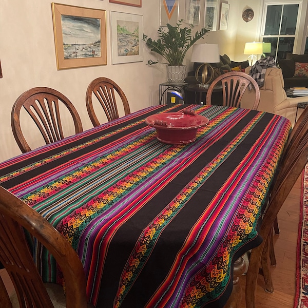 Table Runner 14 in X 84 Inches Table Cover Peru Bolivia Ecuador Fabric ...