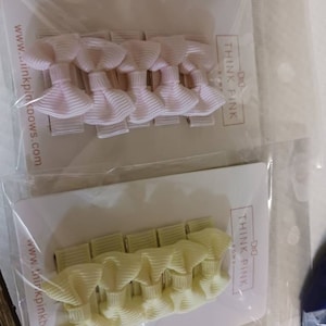 PICK 5 Baby Toddler Snap Clip, Baby Bows, Mini Bow Hair Clips, Baby ...