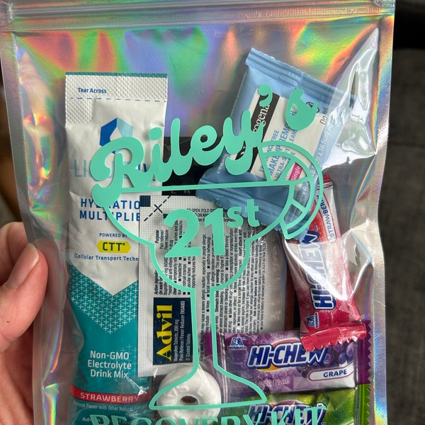 Stayin Alive Hangover Kit/self Care Kit Weddings/bachelorette Party ...