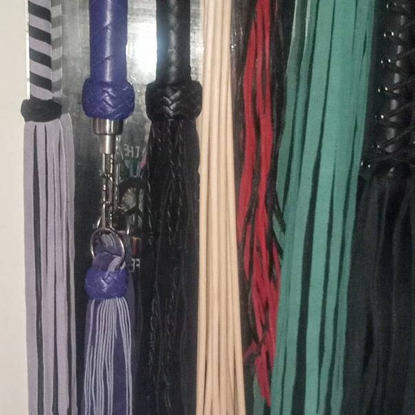 Mini Flogger Leather Keychain Key Chain - Etsy