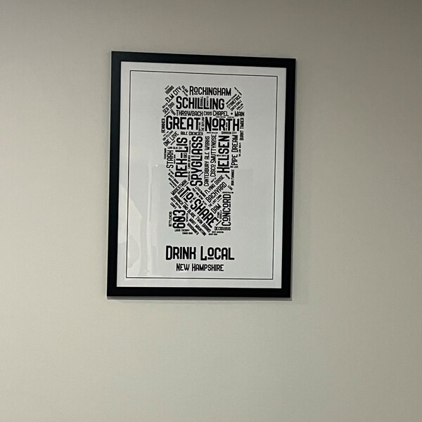 Vermont Breweries Map - Etsy