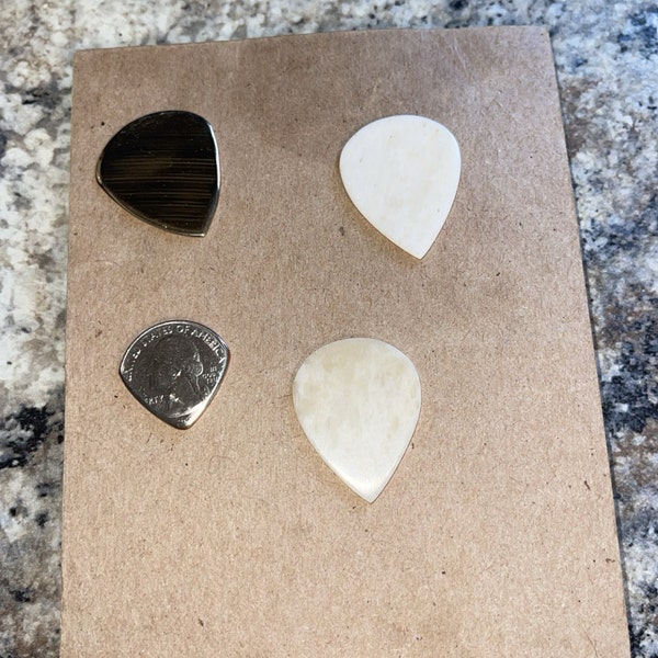 Set of 2 Resin Gypsy Jazz Guitar Picks 2mm 3mm Like Casein Guitar Picks ...