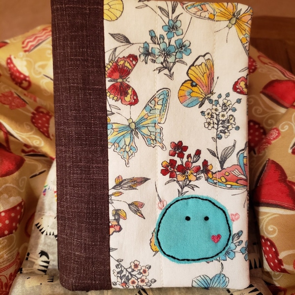 Fabric Book Cover Sewing Pattern // Sewing for Beginners // Learn to ...