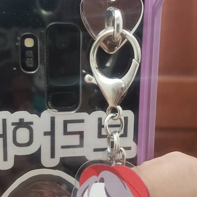 Heart Shape Cell Phone Hook, Adhesive Cell Phone Strap Hook,charm ...