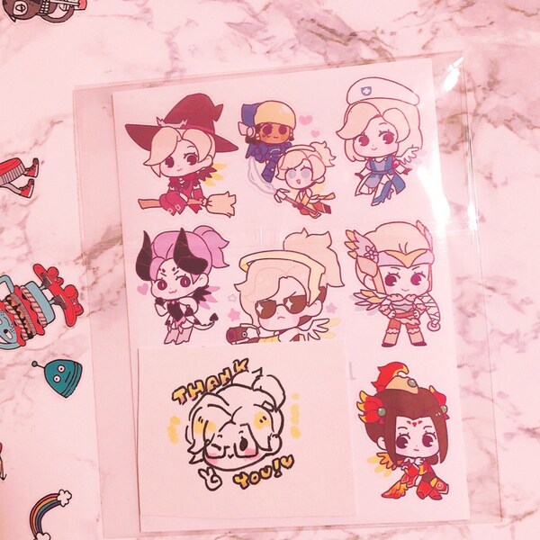 Mercy Love Sticker Sheet - Etsy