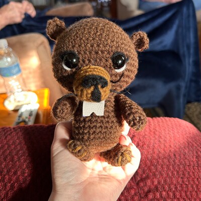 PATTERN: Boone the Beaver Crochet Beaver Pattern Amigurumi Beaver ...