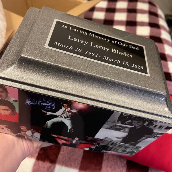 808 Elvis Funeral Memorial Adult Cremation Urn - Etsy