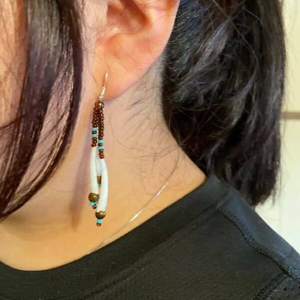 Beaded Coral Snake Necklace & Bracelet - Native American Indian - Etsy