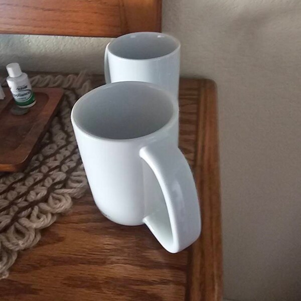 CURVD® 18oz Coffee Mug - Ergonomic Design, 100% Chemical-free Ceramic ...
