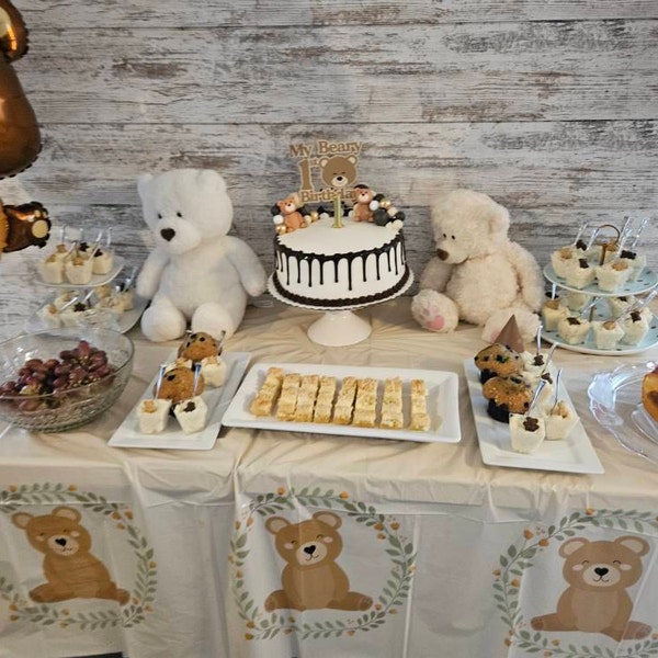 Teddy Bear Confetti, Bear Confetti, Teddy Bear Party Decorations, Bear ...