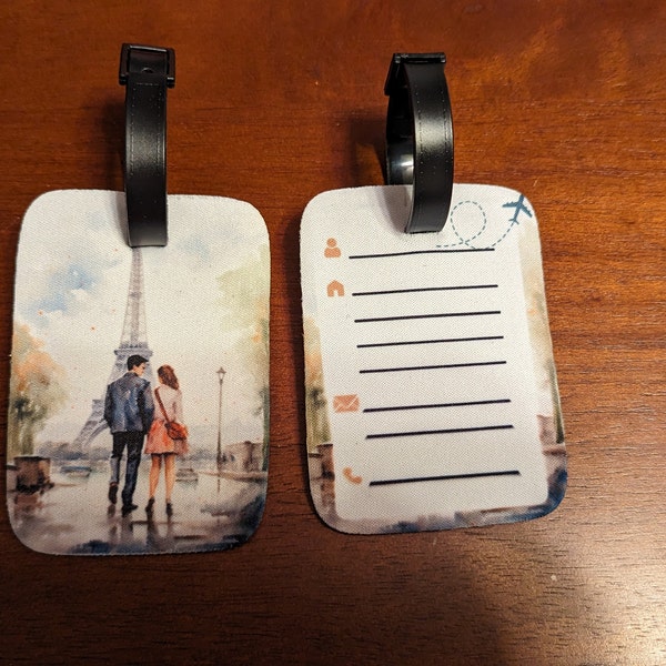 Summer Beach Luggage Tag Clipart Bag Tag Sublimation Design Bundle of 7 ...