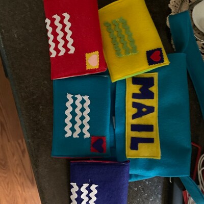 Sewing Pattern, Mail Bag With Working Envelopes, Valentine Mail Set ...