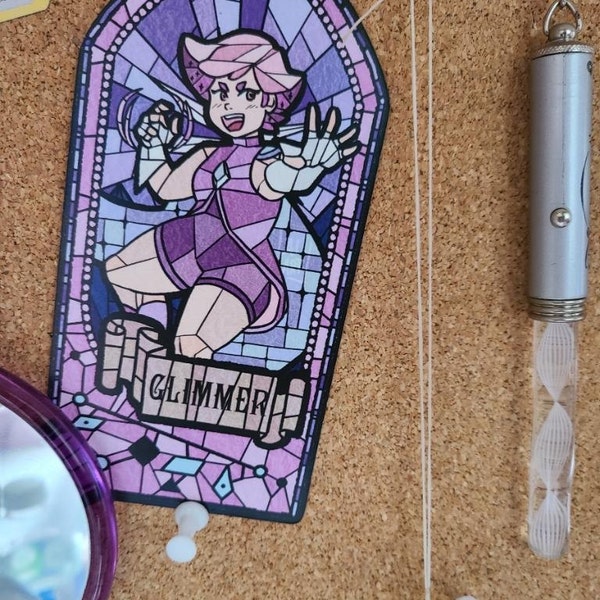 SHE-RA Stained Glass Bookmarks. (shera, Catra, Bow, Glimmer) She Ra and ...