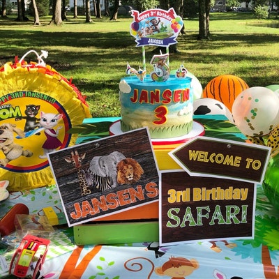 Printable Safari Jungle Signs, Welcome Signs, DIY, African Safari Party ...