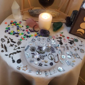 Lucky Dip Charms, Divination Tools, Charm Mystery Scoop, Charm Casting ...