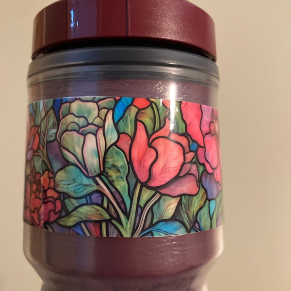 Watercolor Mountain Forest Landscape Sticker - Waterproof Nature ...