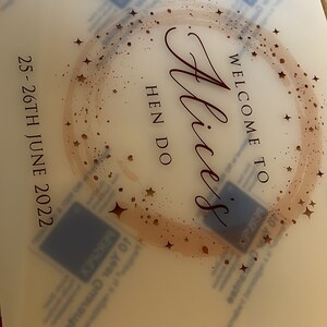 Personalised Hen Do Classic Design Guest Book Scrapbook Hen | Etsy UK